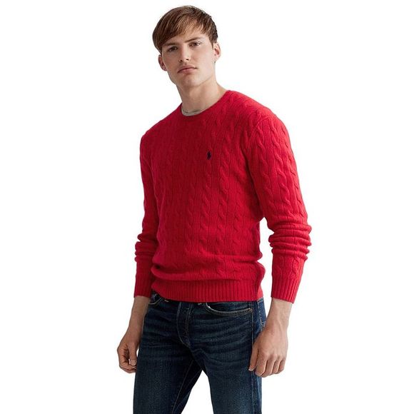 Polo Ralph Lauren | Sweaters | Polo Ralph Lauren Mens Cable Wool ...